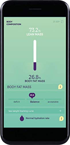 Rowenta YD3096 Body Partner Shape Wireless Smart Mobile Phone Scale ...