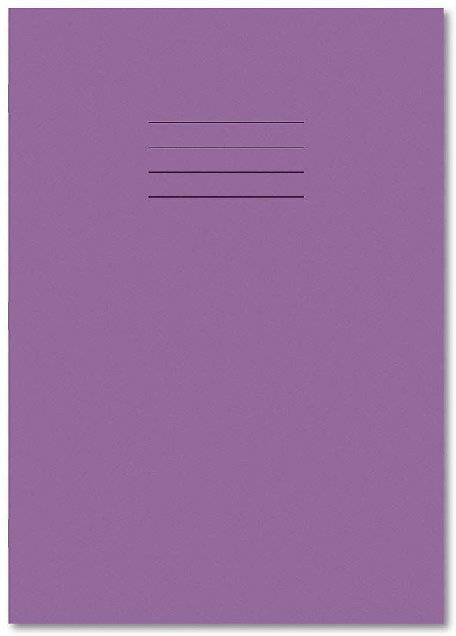 Hamelin A4 8 mm Ruled and Margin 64 Pages Exercise Book – Purple (Pack ...