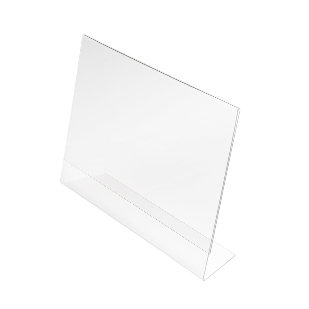 Deflecto A3 Landscape Slanted Sign Holder – Transparent – BigaMart