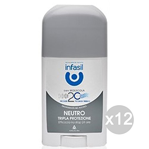 Set 12 INFASIL Deodorant Stick Triple Protezral White Body Care And ...