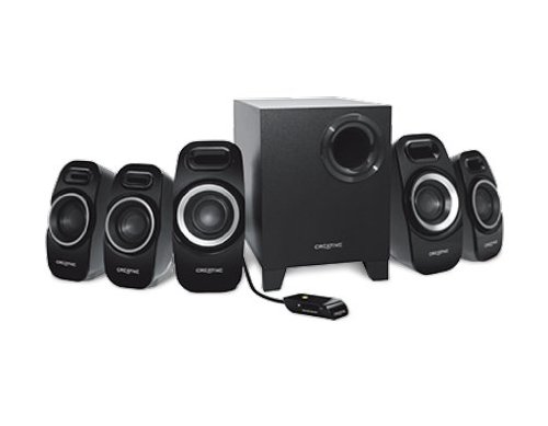 Creative Inspire Surround Speaker System with Wired Remote Control for ...