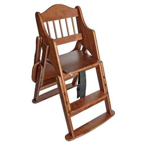 Safetots Multi-Height Folding Wooden High Chair, White Wood – BigaMart