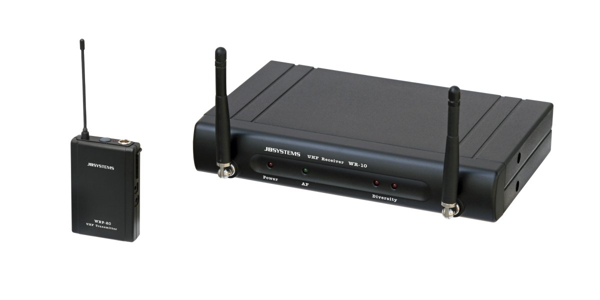 JB Systems wbs20 Ultra High Frequency Transmitter + Receiver Set ...