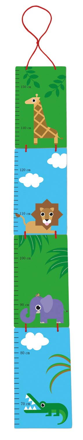 Lena Zoo 65834 Height Chart 80 x 12 cm Wooden – BigaMart