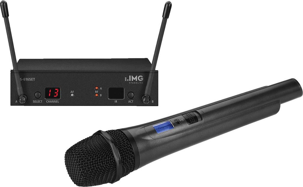 Monacor TXS-616SET Wireless Microphone – BigaMart