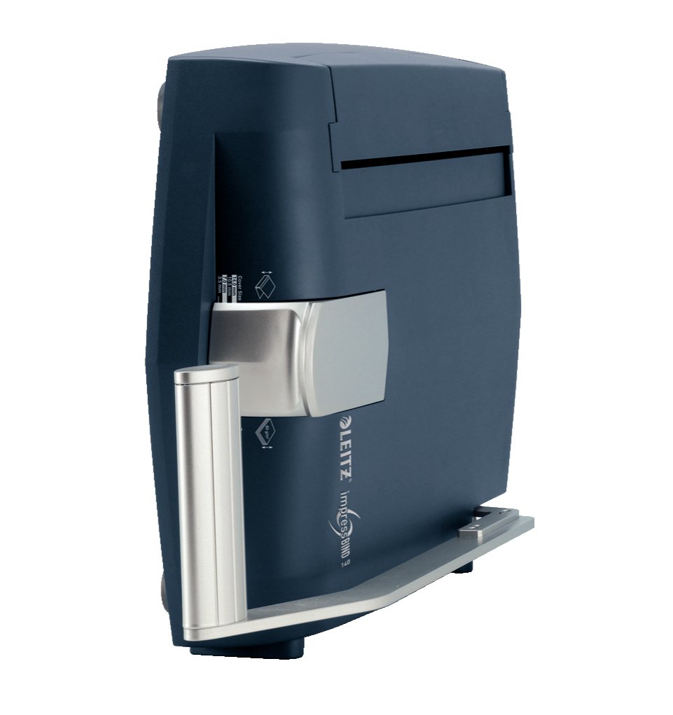 Leitz A4 Binding Machine, impressBIND 140, Silver/Blue – BigaMart