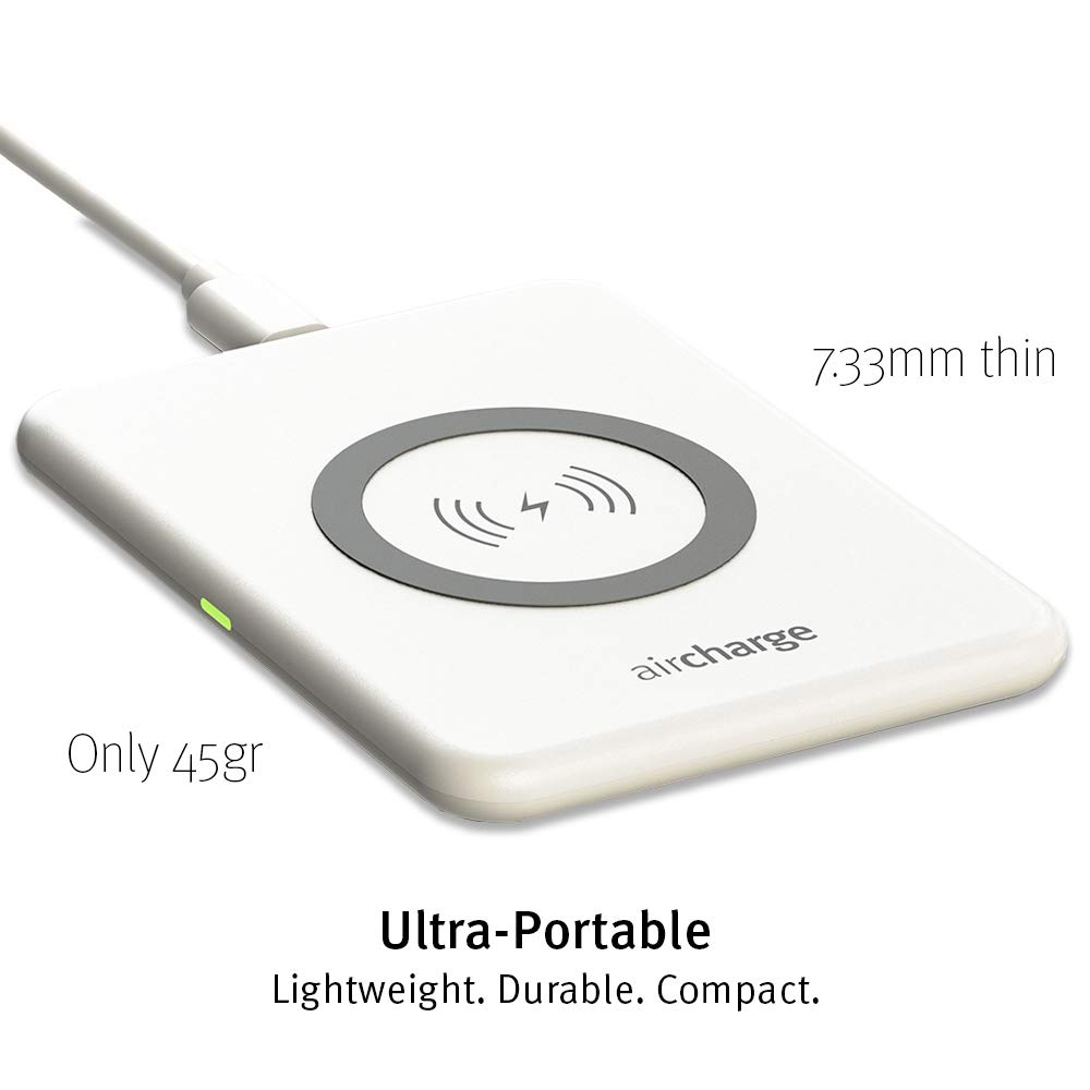 Aircharge Official Slimline Wireless Charger, Qi Certified Wireless ...