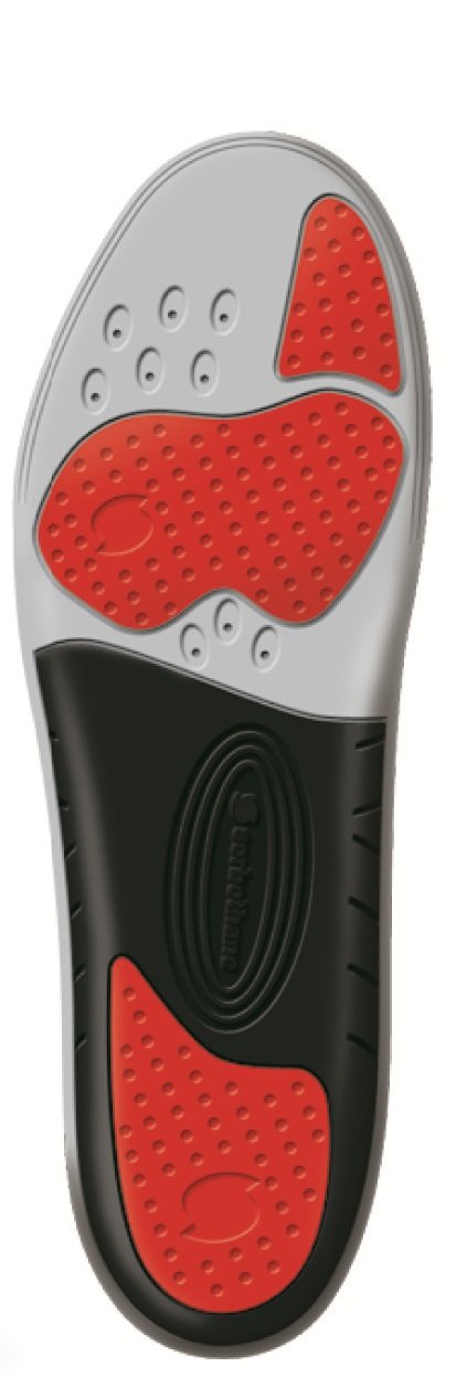Sorbothane Unisex’s Sorbo-Pro Insole, Black/Red, UK Size 7 – BigaMart