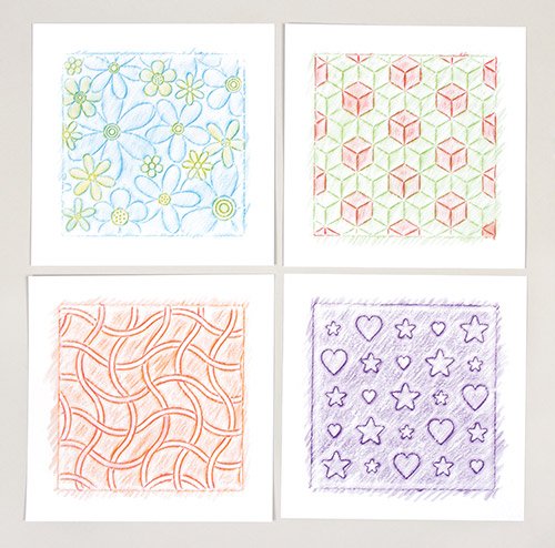 Floral & Geometrical Pattern Rubbing Plates to Create Decorate ...