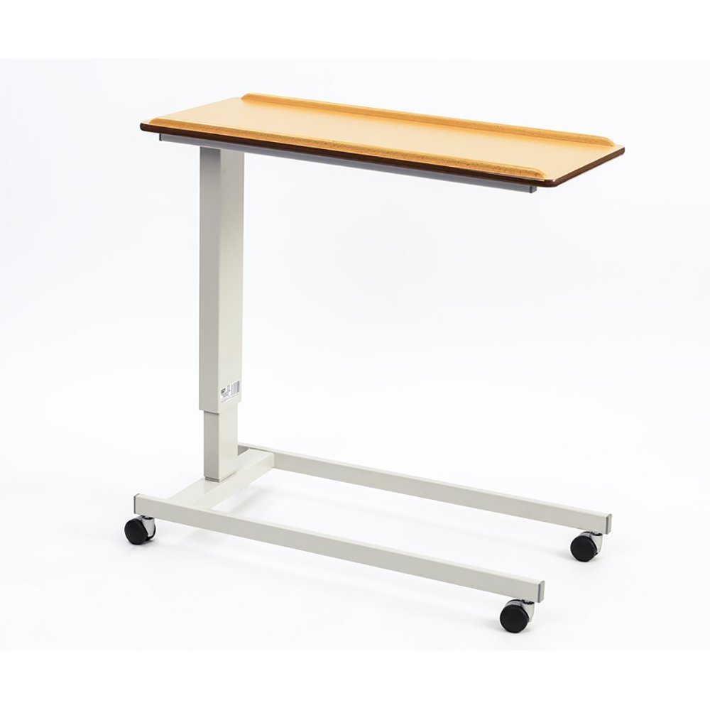 NRS Healthcare EasyLift Overbed/Over Chair Table Beech N43541 Height ...