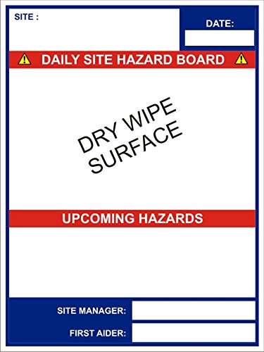 Seco Daily Site Hazard Board Sign, 450mm x 600mm – 3mm Foam PVC – BigaMart