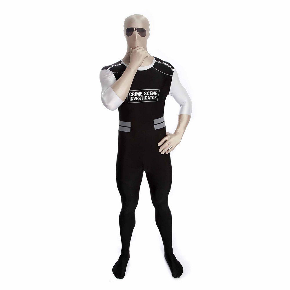 Morphsuits Crime Scene Investigator Costume, M – BigaMart