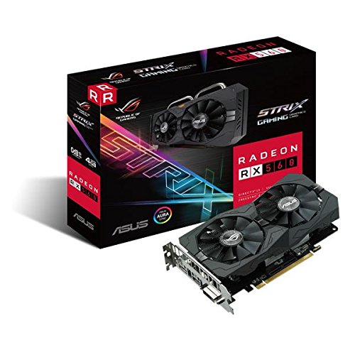 ASUS ROG-STRIX-RX560-4G-GAMING AMD Radeon RX 560 4 GB GDDR5 Gaming ...