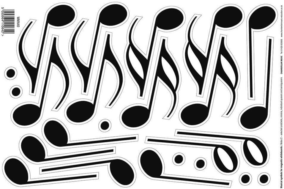 Chamberlain Music WMN40 Magnetic Music Symbol for Whiteboard – BigaMart