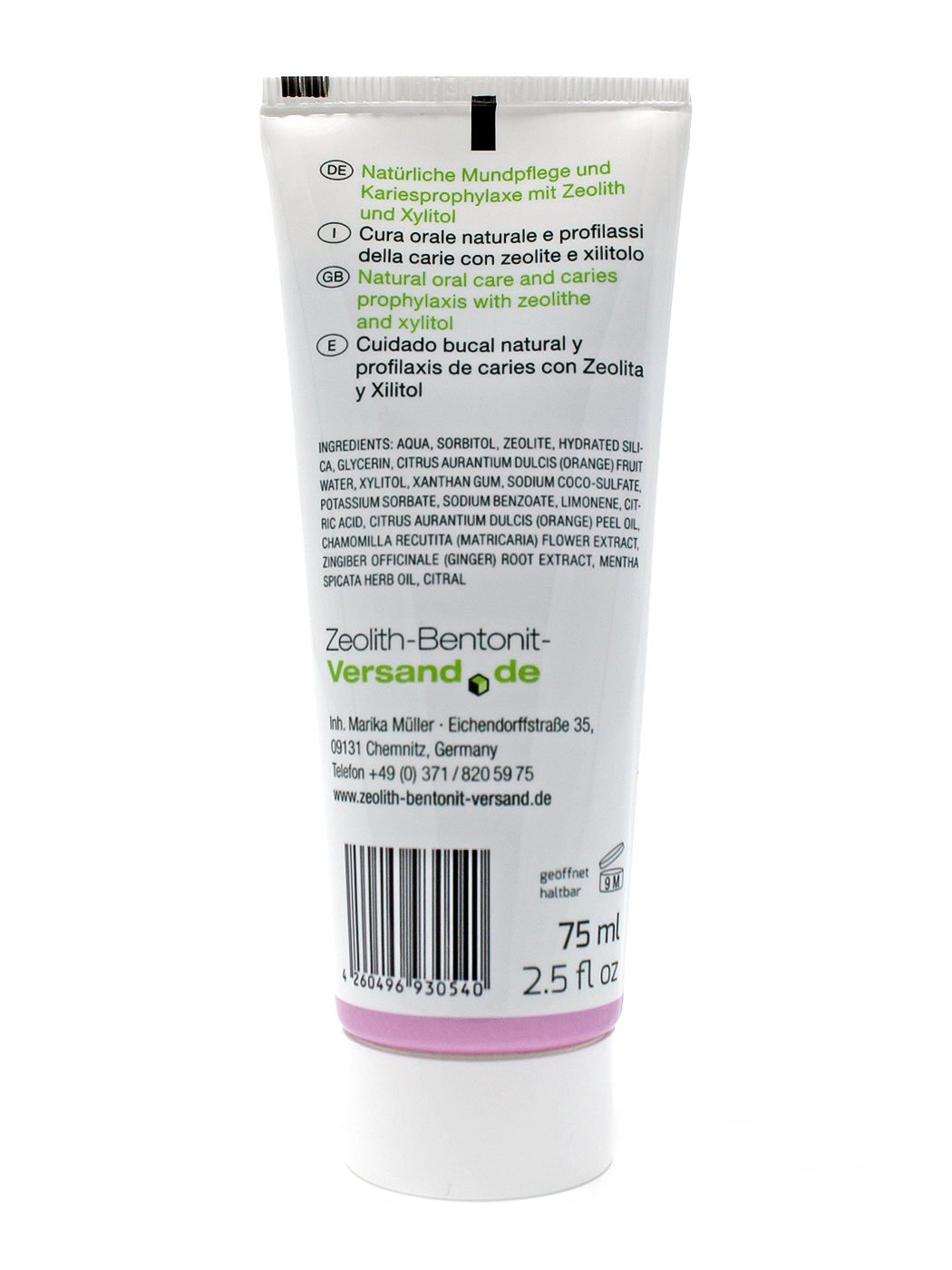 Zeolite Homeopathy Compatible Fluoride Free Toothpaste, 75 ml – BigaMart