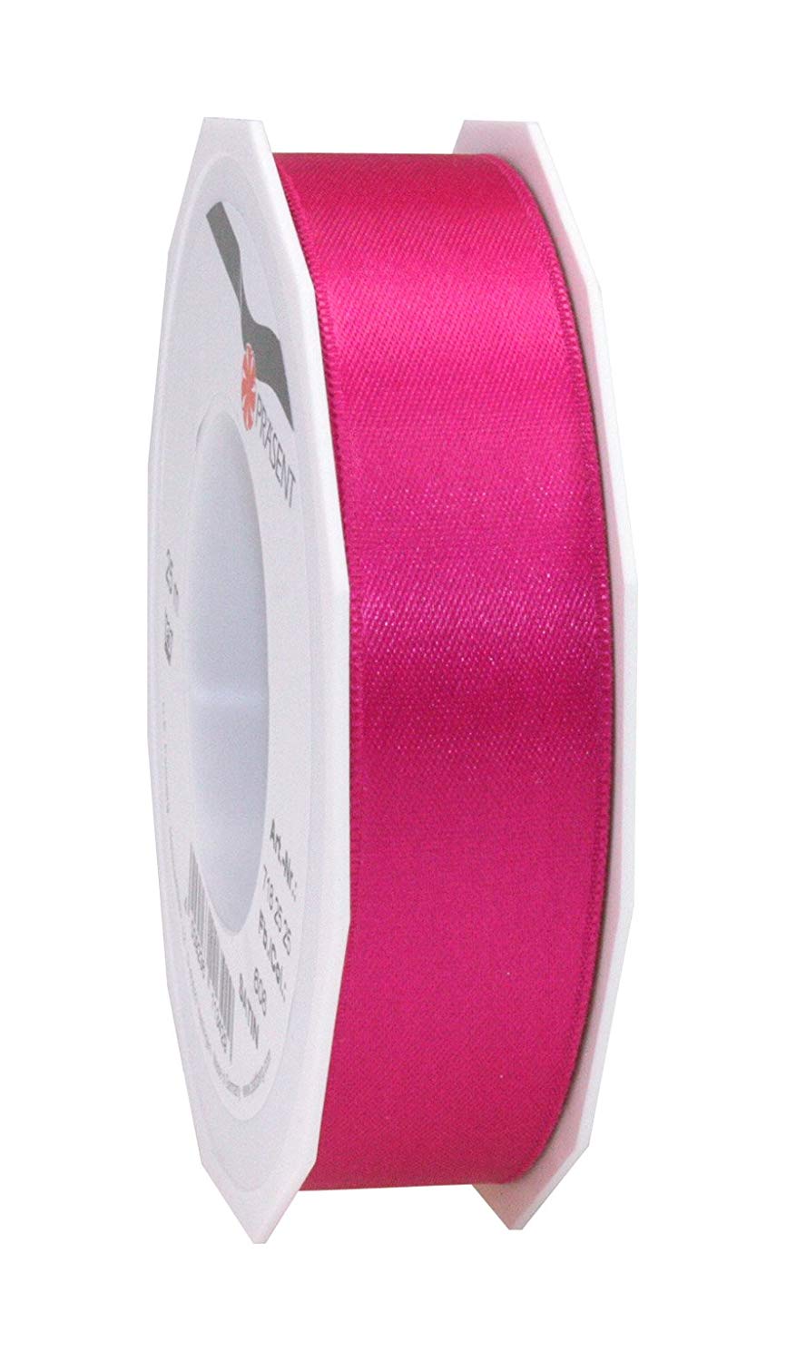 C.E. Pattberg SATIN magenta gift ribbon, 27 yards for Wrapping Gifts, 1 ...