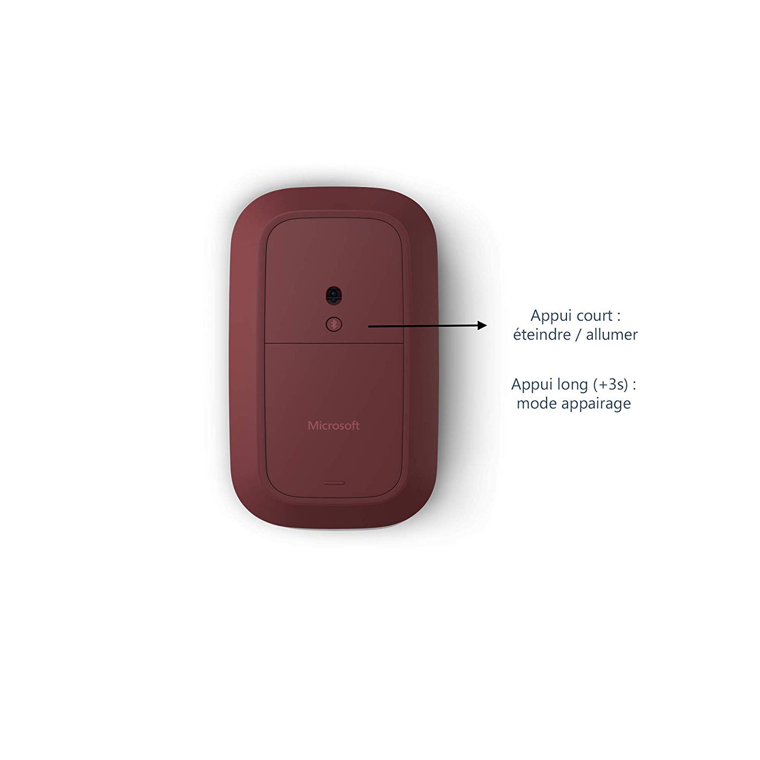 Microsoft Surface Mobile Mouse – Burgundy – BigaMart