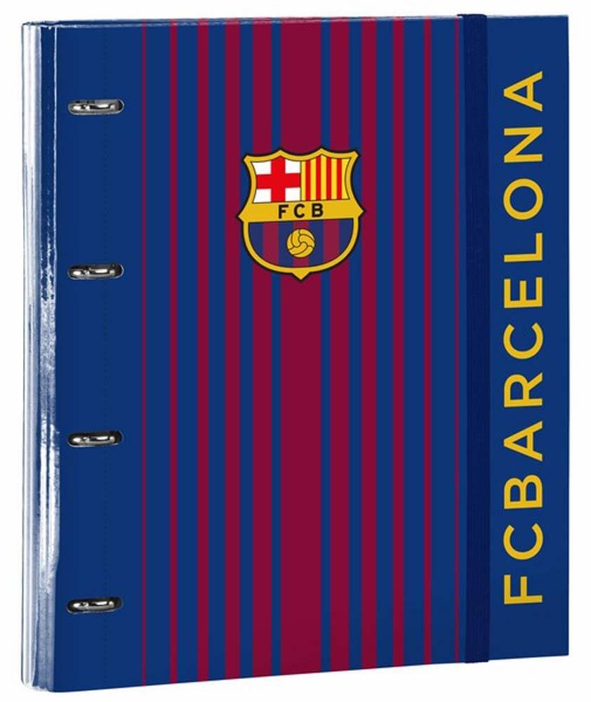 F C Barcelona 17 18 Official Ring Binder 4 Rings With A4 Sheets