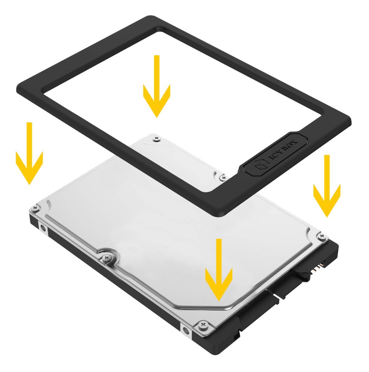 ‘Icy Box AC729 Design Height 7 mm to 9.5 mm Adapter for 2.5 inch HDD ...