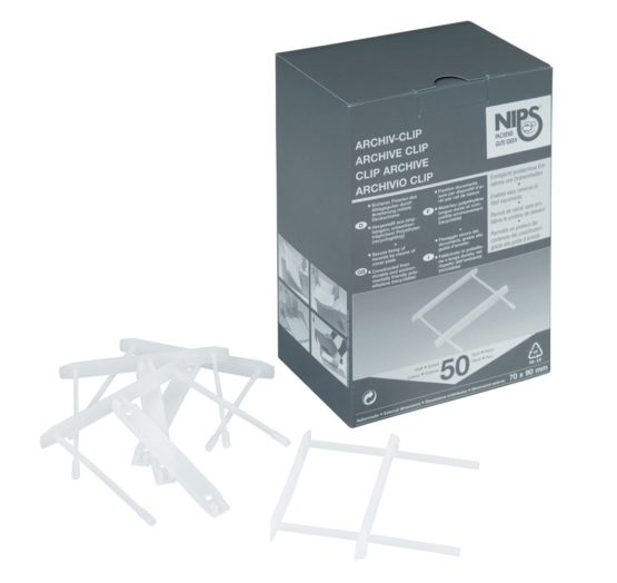 Nips 7 x 9cm Archive Clip for Easy Removal of Papers from Lever Arch ...