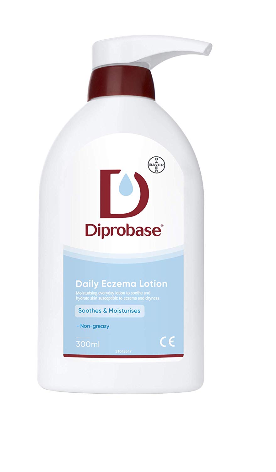 Diprobase Daily Eczema Lotion 300 ml Moisturiser for Eczema Prone and ...