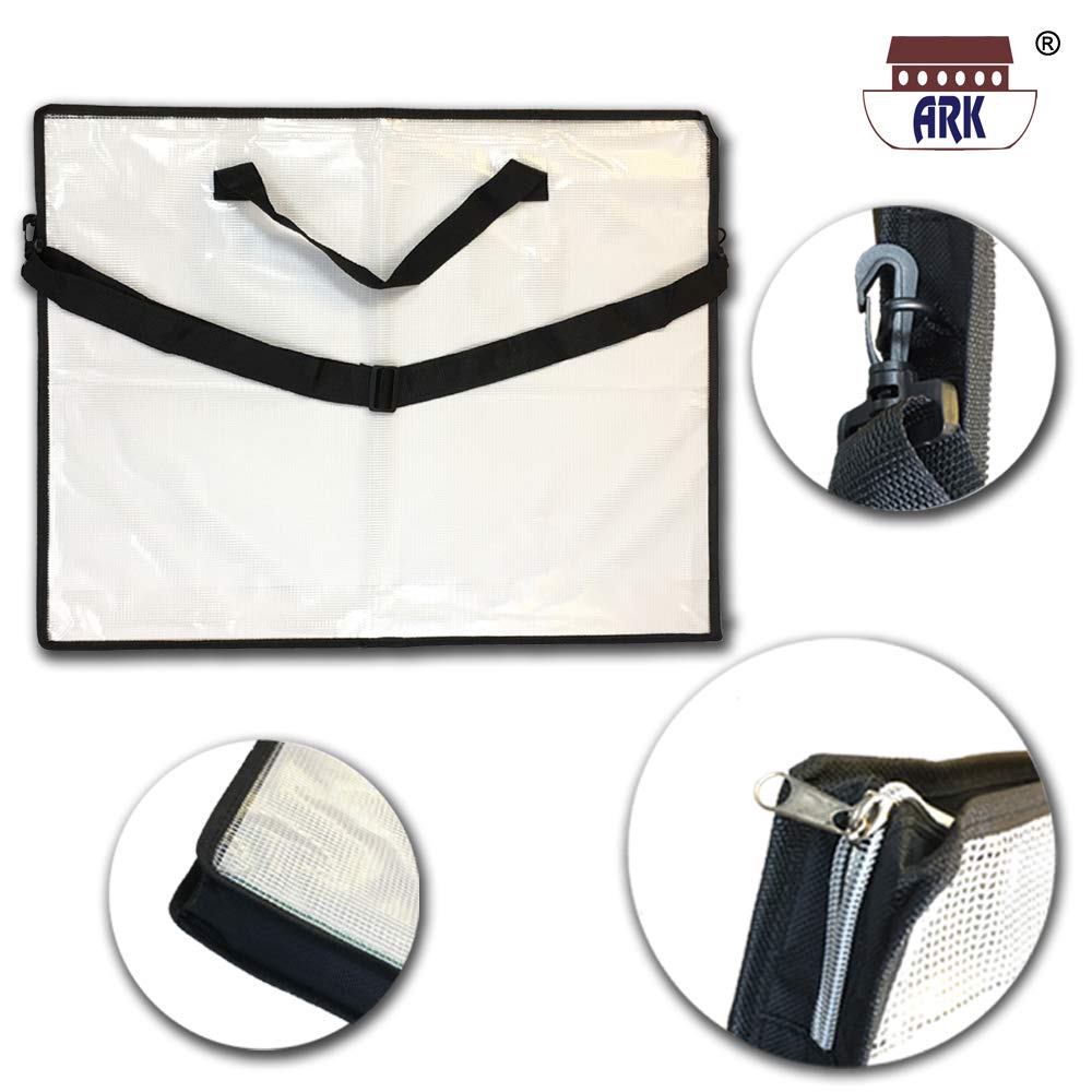 ARK A2 Portfolio Carry Case Art Folder Tuff/Zipper Bag with Shoulder ...