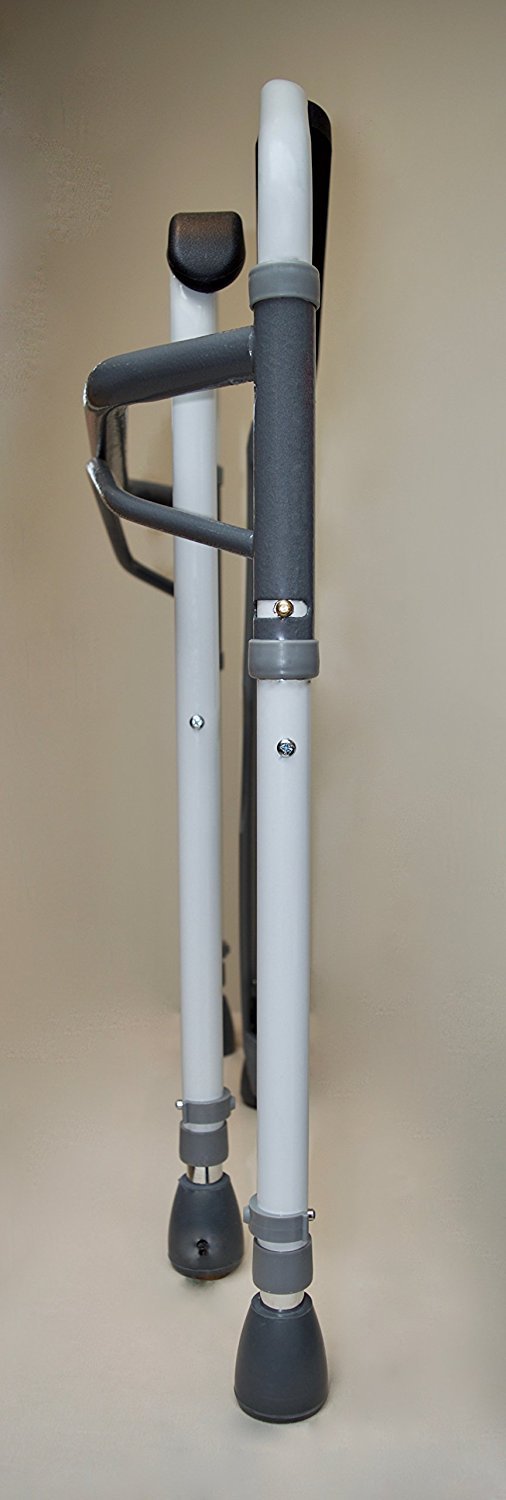 NRS Healthcare Buckingham Foldeasy Toilet Support Frame, Adjustable ...