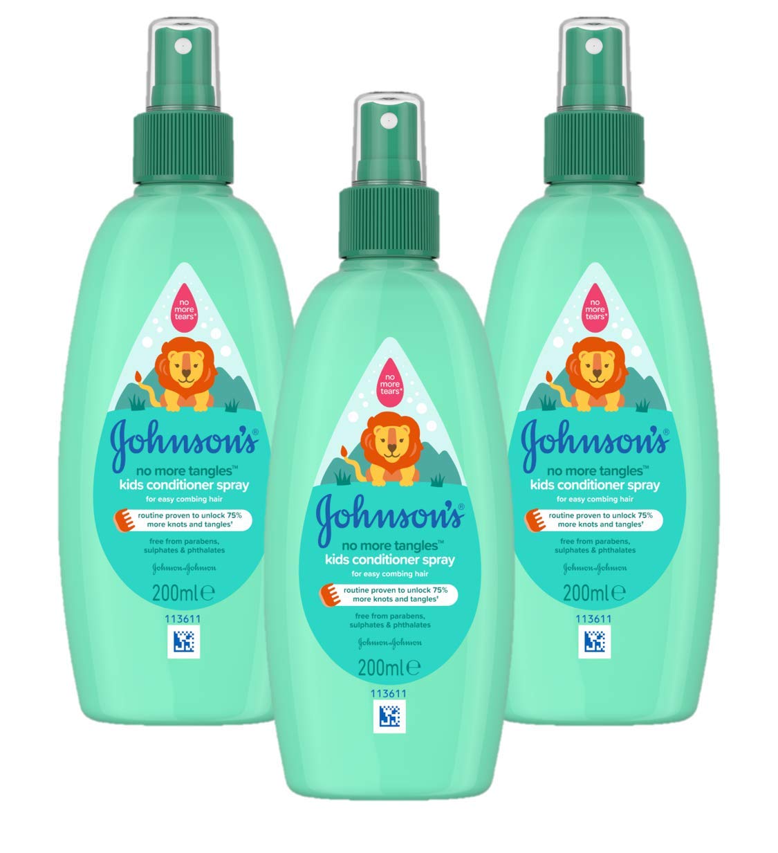 JOHNSON’S No More Tangles Kids Conditioner Spray Multipack – Leaves ...