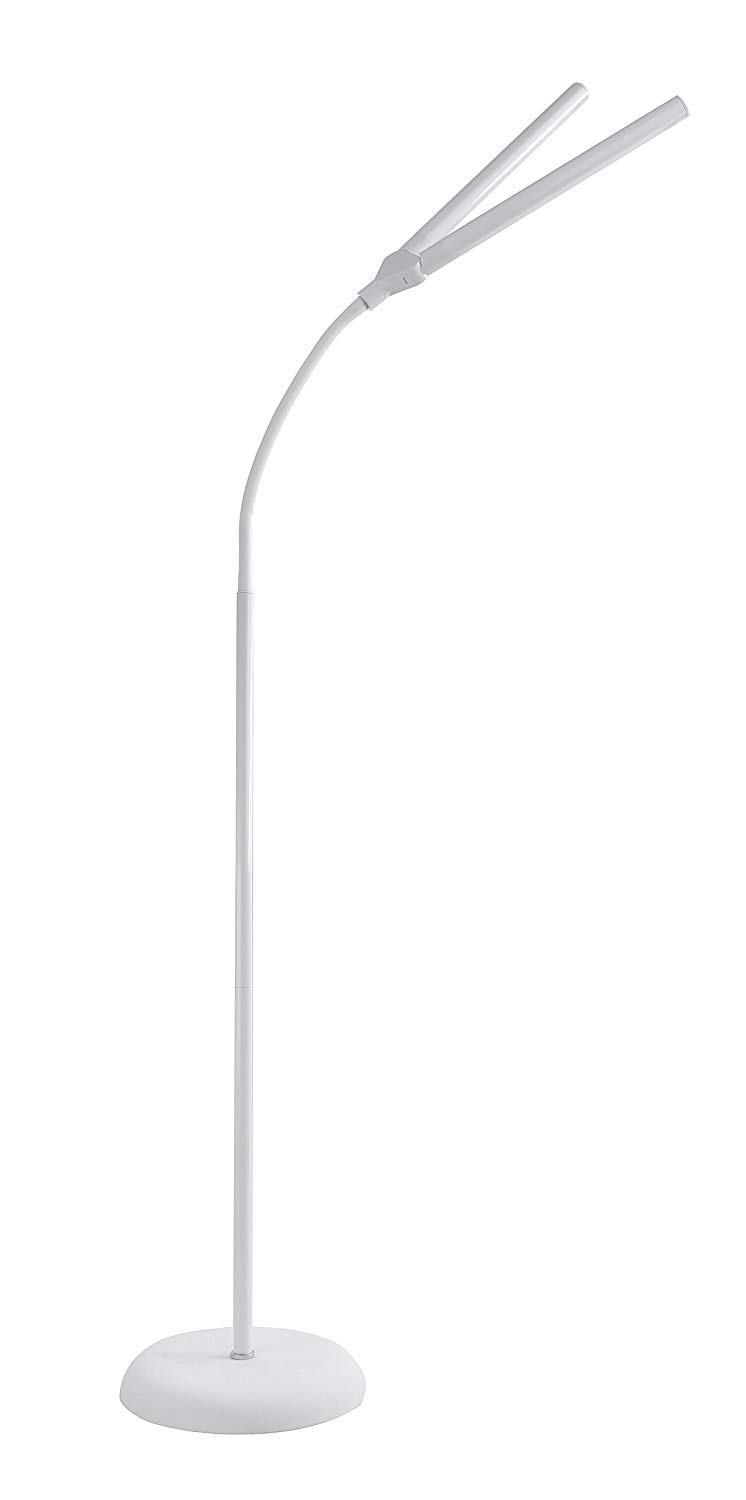 Daylight Company DN1530 , Integrated, 10 W, Duolamp_Floor_White ...