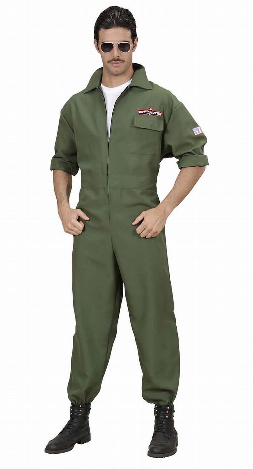 Fighter Jet Pilot Costume Small for Wartime Aviation Airline Fancy ...