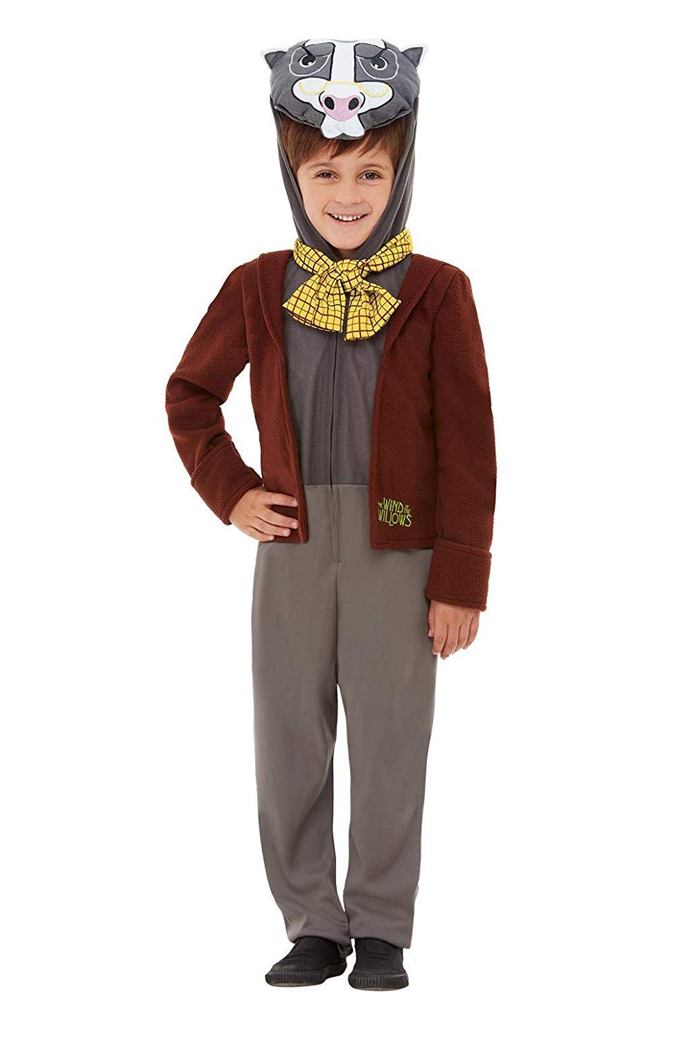 Smiffys 48782S Officially Licensed Wind in The Willows Badger Deluxe ...