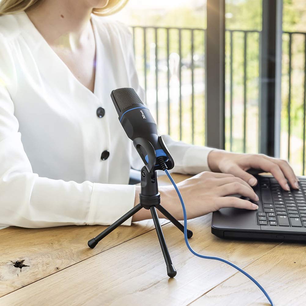Trust Gaming 20378 Mico USB Microphone and Stand for PC and Laptop, USB ...
