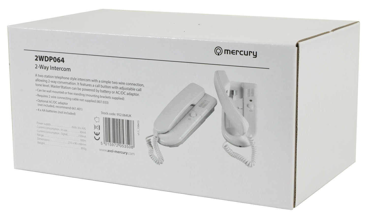 Mercury Two Station Telephone System | Two Way Intercom – BigaMart