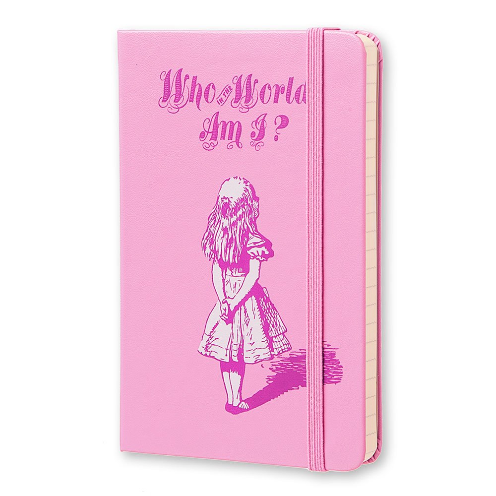 Moleskine Alice in Wonderland Limited Edition Pink Hard Ruled Pocket ...