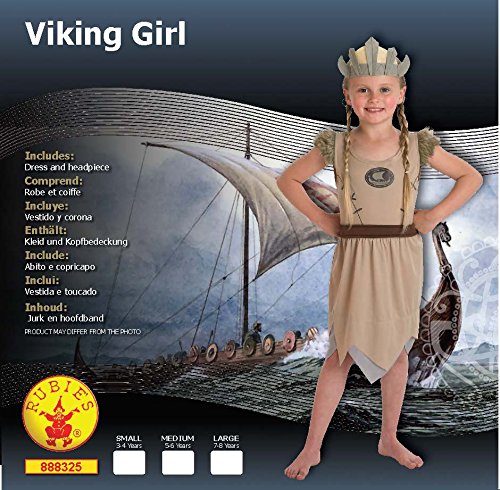 Rubie’s Official Viking Girl Costume Girls Medium – BigaMart