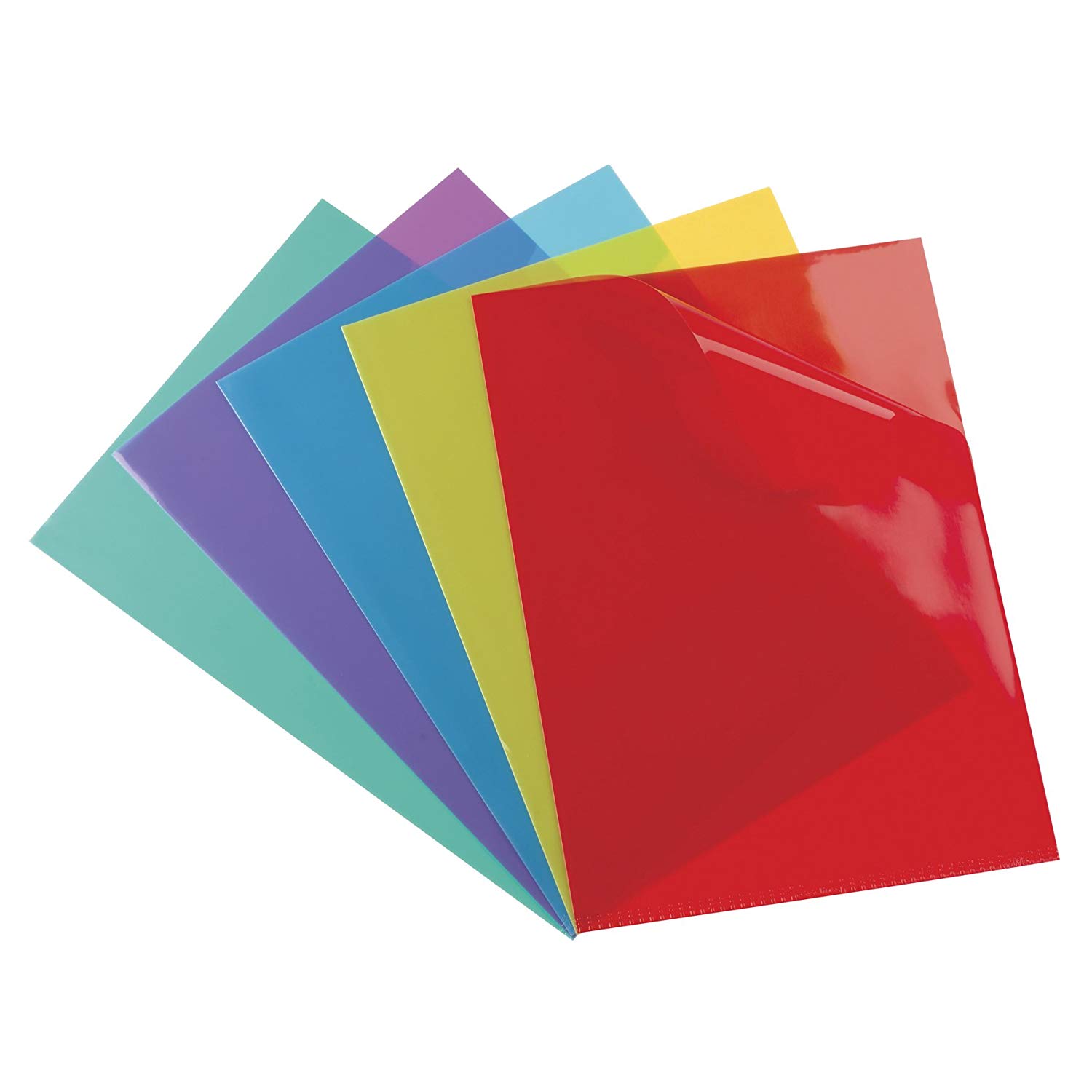Elba Document Covers A4 PVC 15/100 Pack of 100 Assorted Colours – BigaMart
