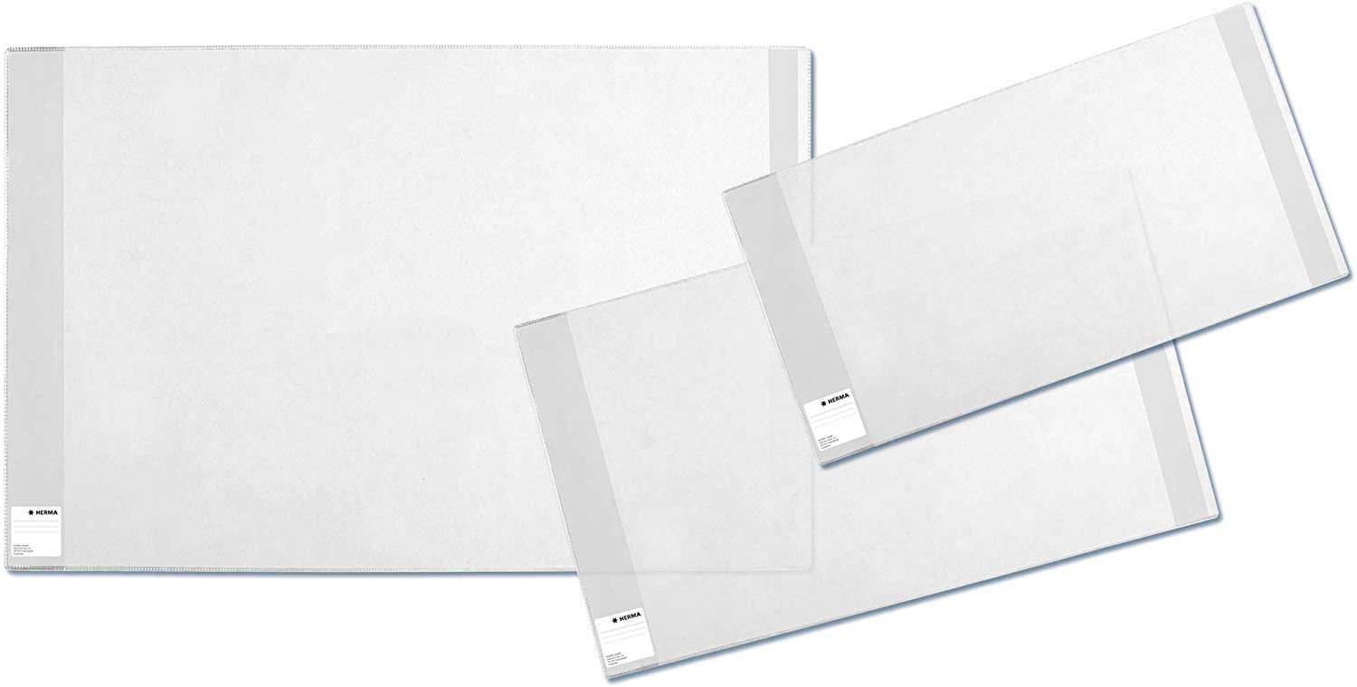 HERMA Basic Book Cover Made of Robust Film with Name Label, for School ...