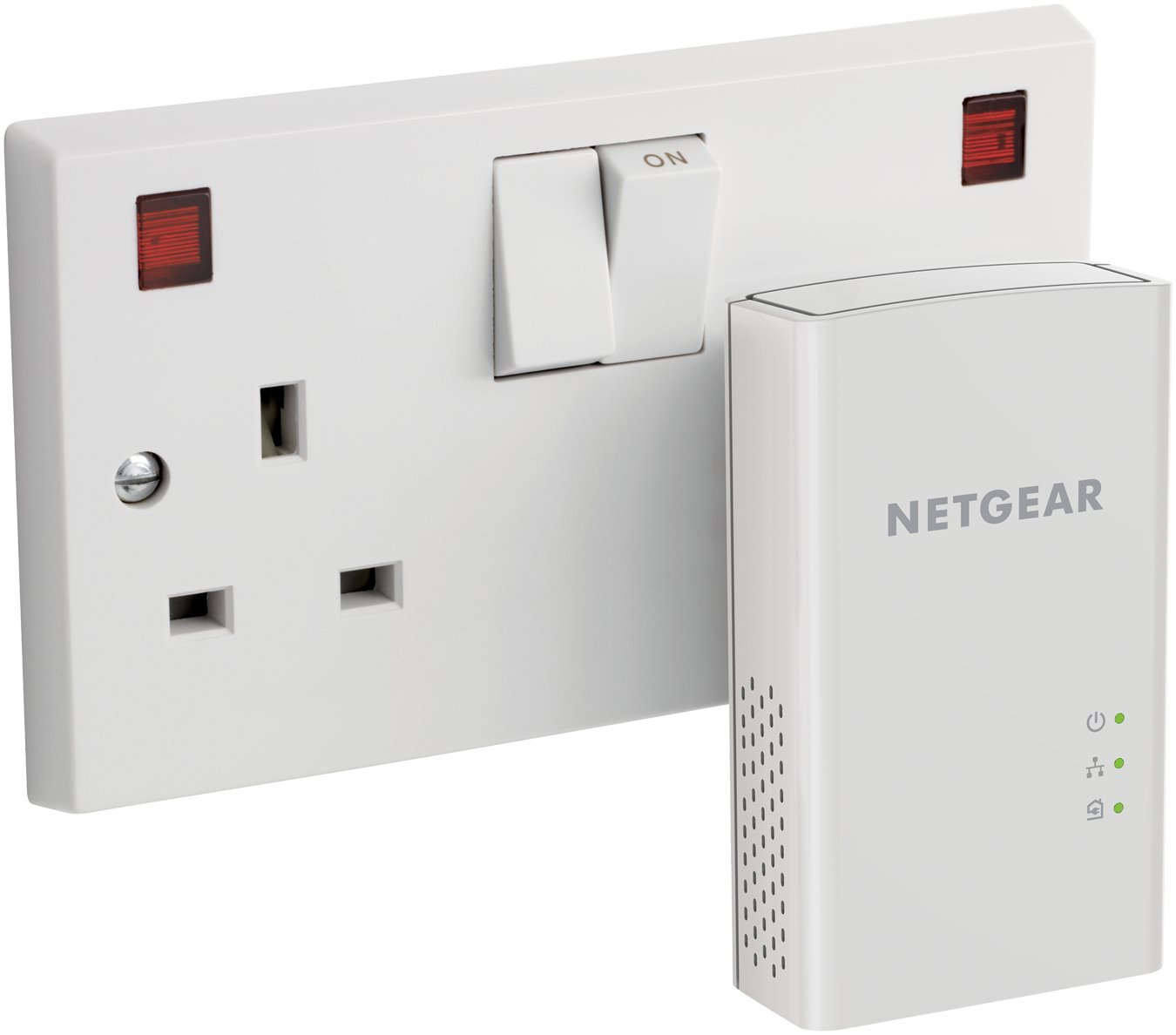 NETGEAR PL1000-100UKS PL1000 Powerline 1000 Mbps 1 Gigabit Ethernet ...