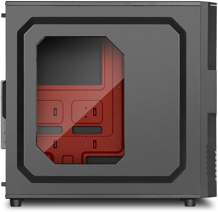 Sharkoon T3 W PC Computer Case Chassis with Quick Lock – BigaMart