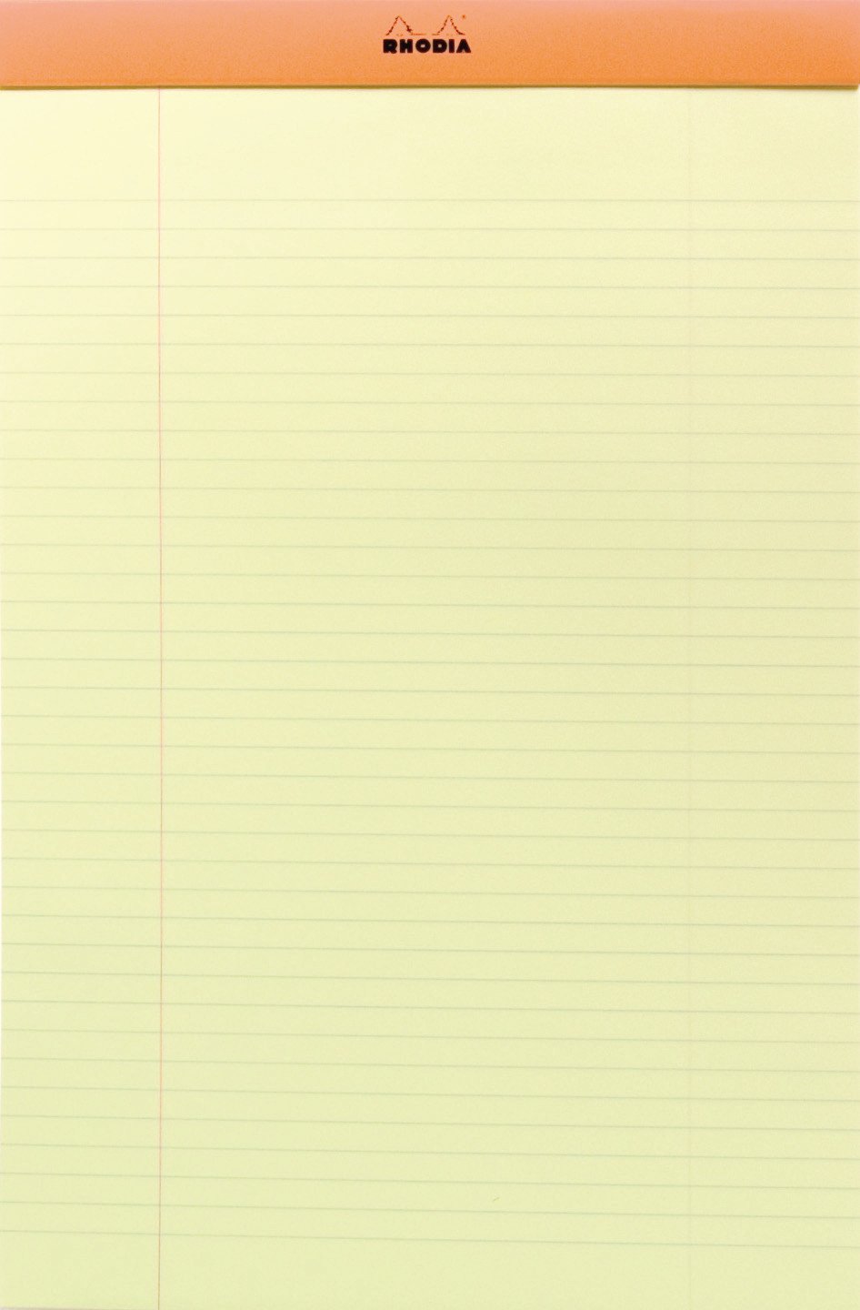 Rhodia Yellow Page Notepad, No19 A4+, Lined – Orange – BigaMart