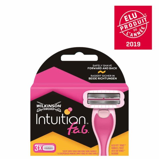Wilkinson Sword Intuition FAB Women’s Razor Blade Refills x3 – BigaMart