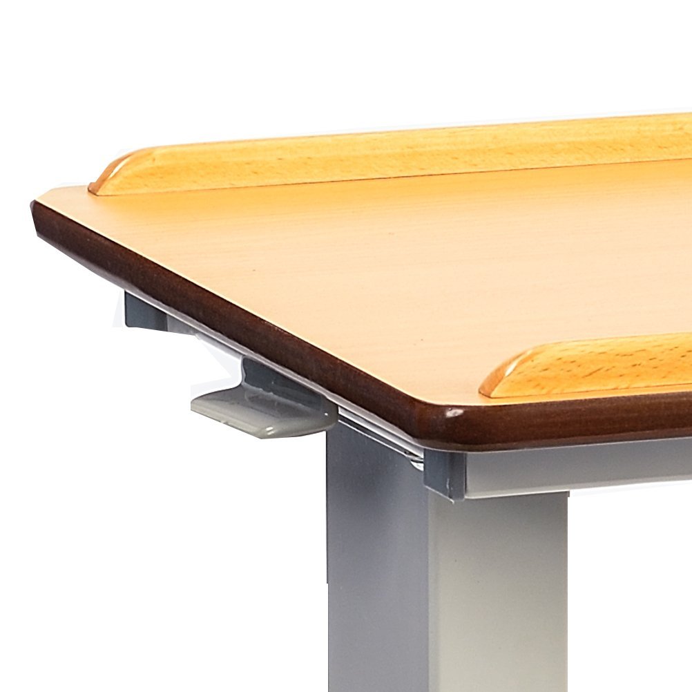 NRS Healthcare EasyLift Overbed/Over Chair Table Beech N43541 Height ...