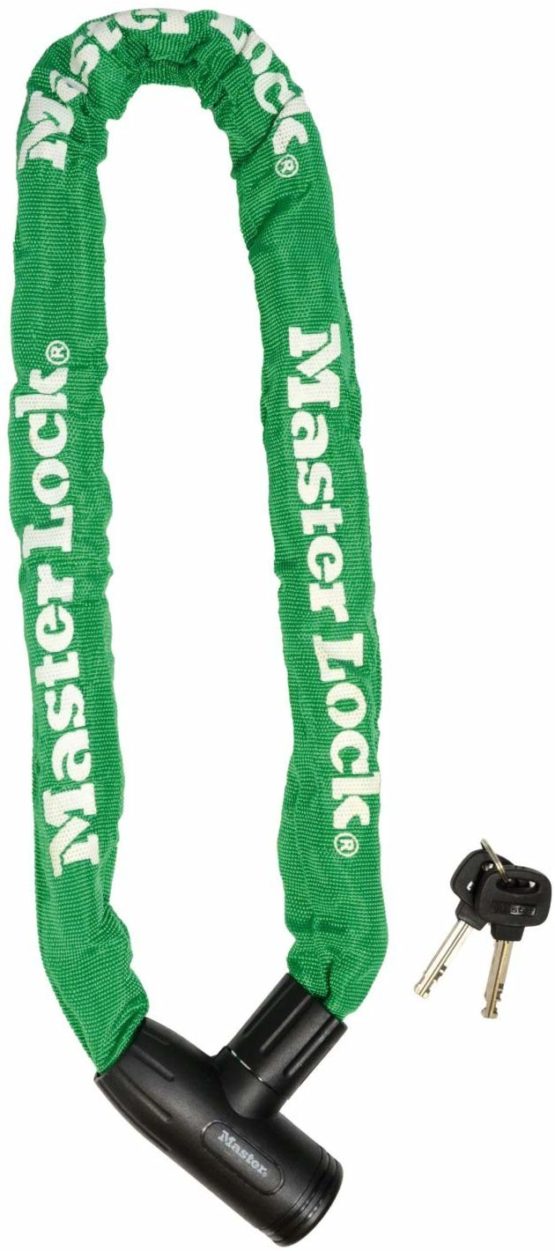 Master Lock Bike Chain Lock [Key] [90 cm Chain] [Green] 8391EURDPROCOLG ...