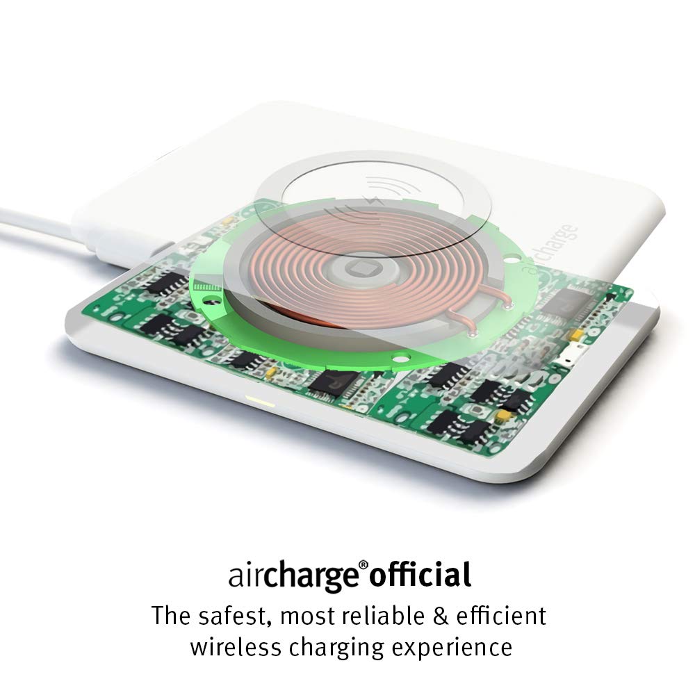 Aircharge Official Slimline Wireless Charger, Qi Certified Wireless ...