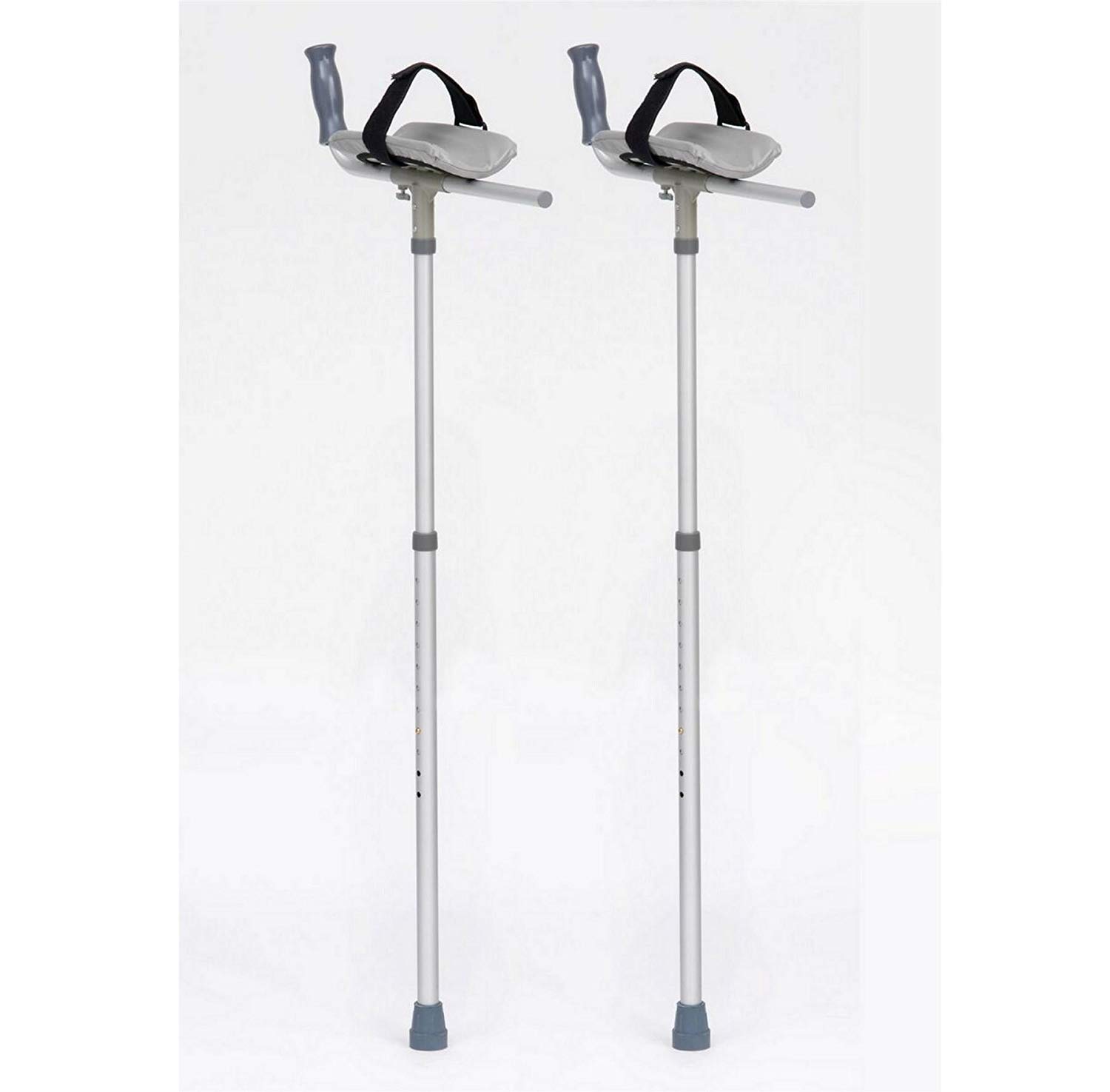 Drive Height adjustment Forearm Platform Trough Crutches – BigaMart