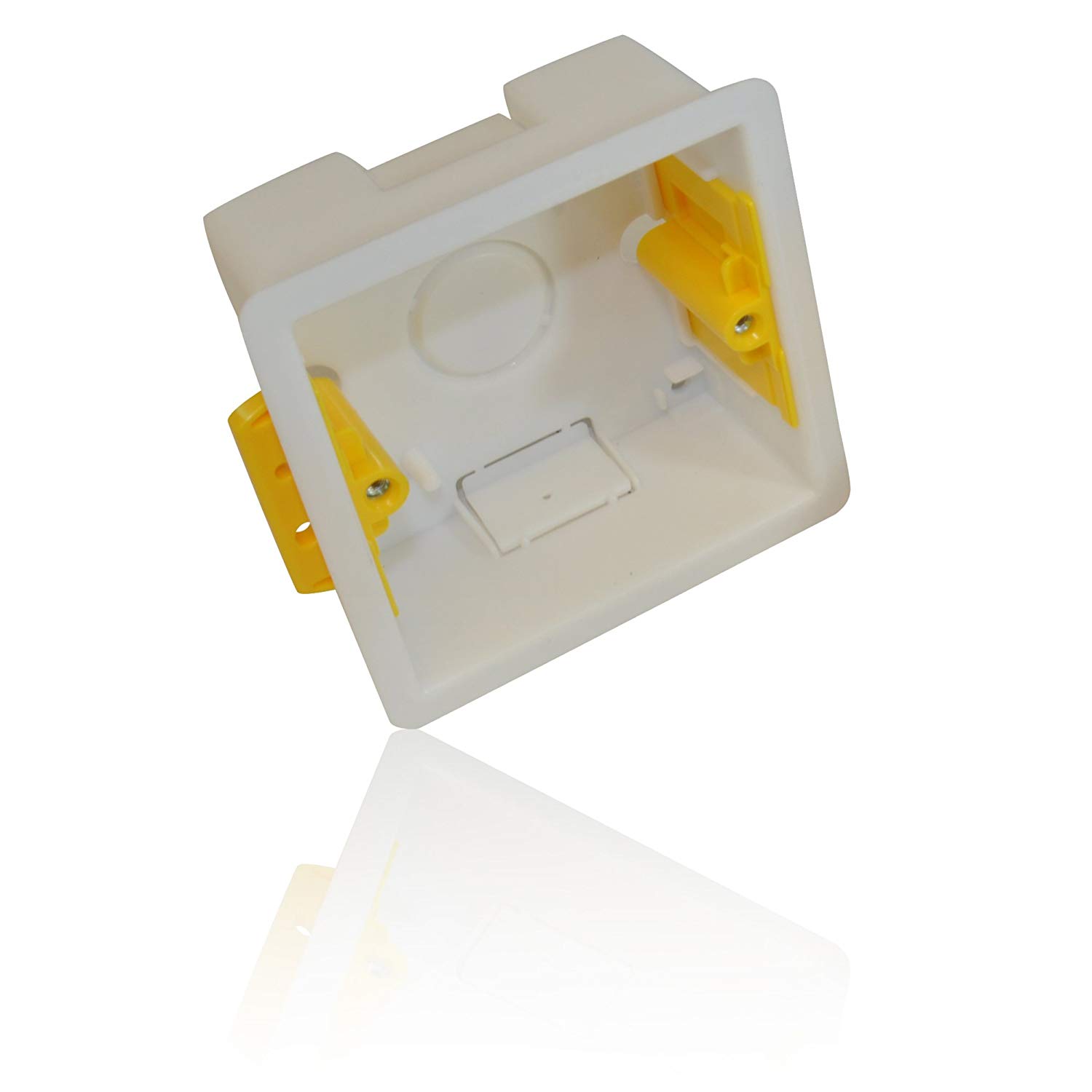 CDL Micro Single Dry Lining Back Box/ Pattress Box 35mm 1 Gang, White ...