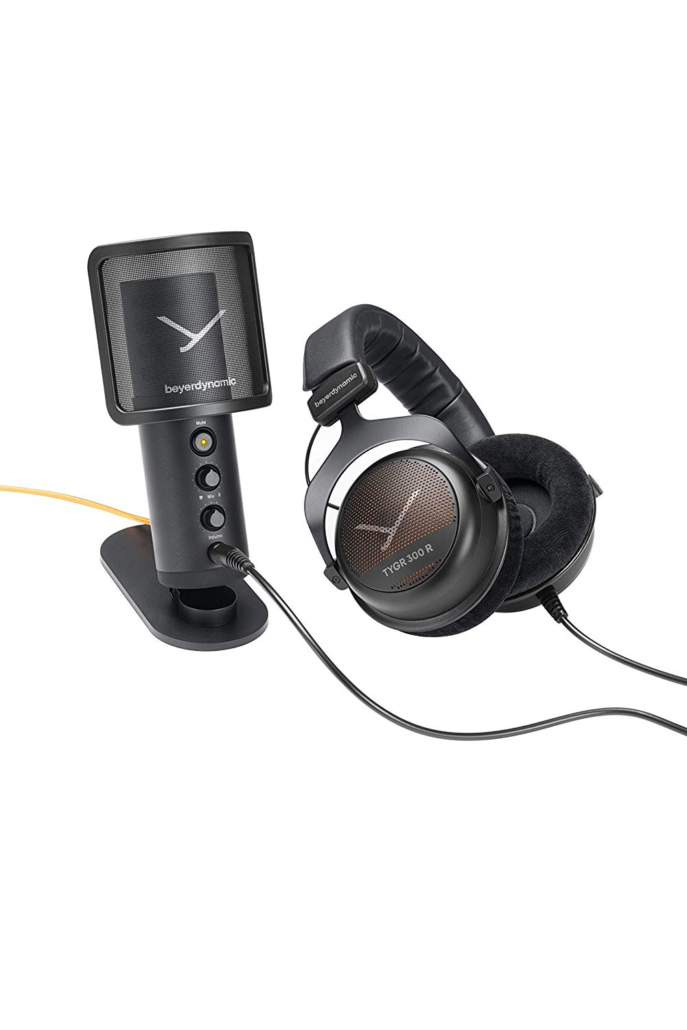 beyerdynamic TEAM TYGR: TYGR 300 R Headphone & FOX USB Microphone ...