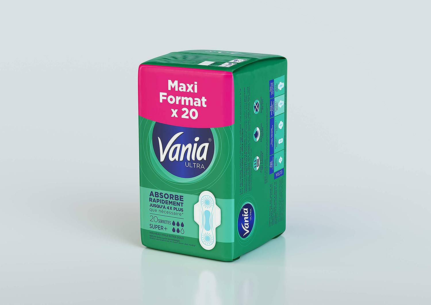 Vania Extra Thin Two Pack Regular Super Plus x 20 Pieces Pack of 4 ...