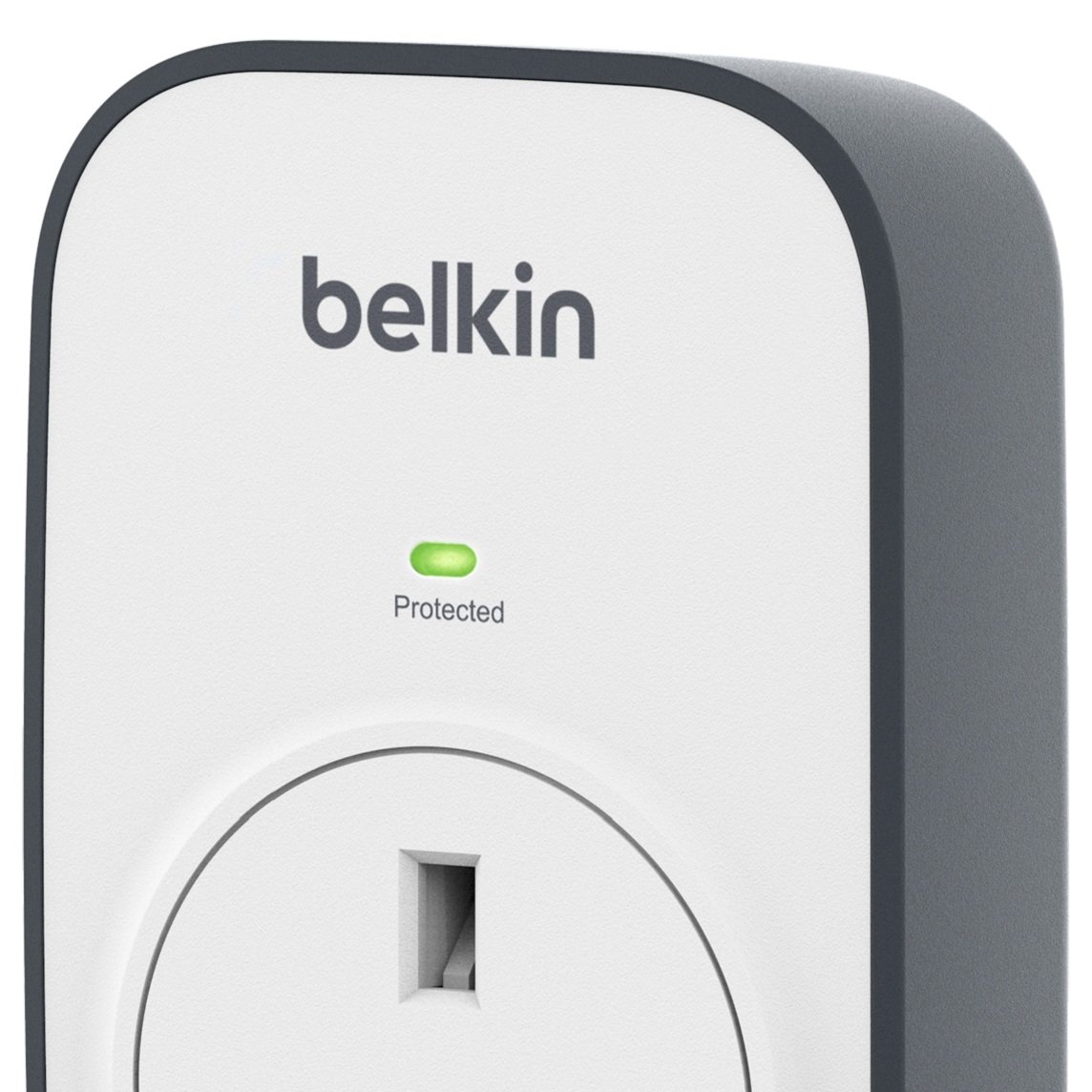 Belkin BSV102af SurgeCube 1 Way/ 1 Plug Surge Protection Plug, White ...