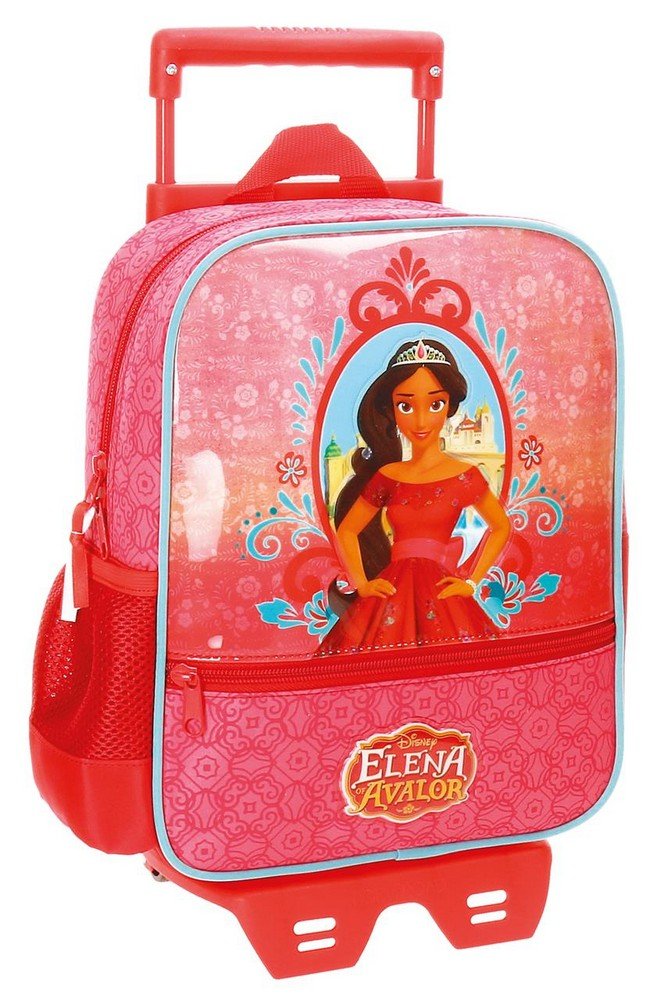 Disney Elena of Avalor Pre-school Backpack with Trolley Red 23x28x10 ...